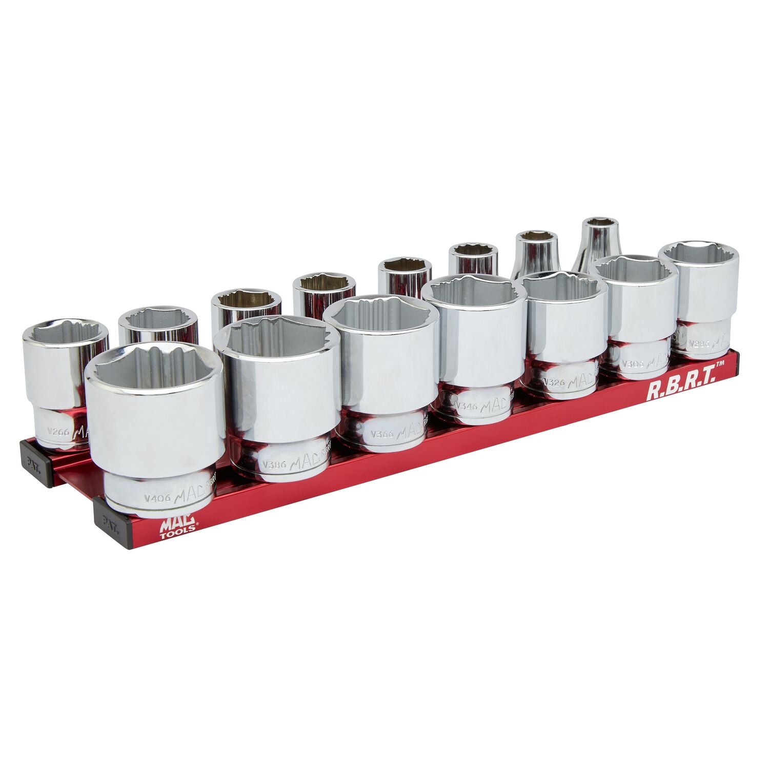 15-PC. 1/2" Drive Standard SAE R.B.R.T.™ Socket Set - SV156RBRT | Mac Tools