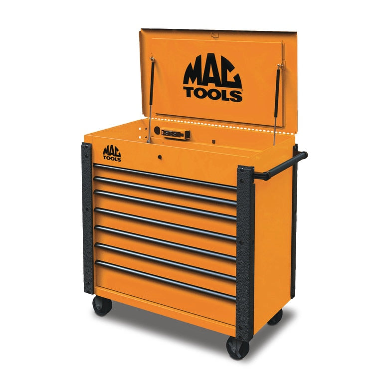 7-Drawer Utility Cart - Fireball Orange - UC4222DTF-OR | Mac Tools