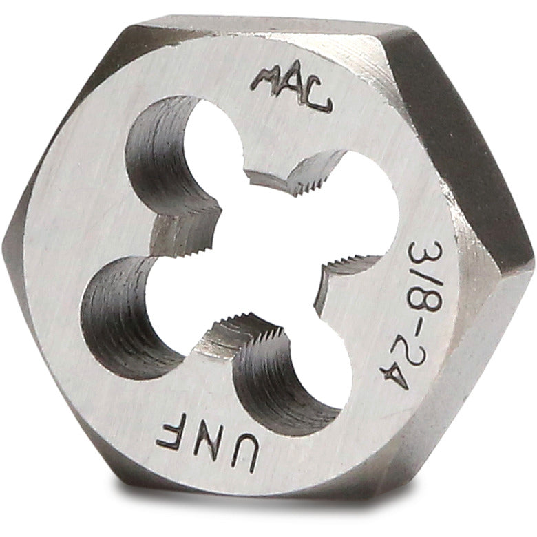 SAE Hexagonal Die 3/8"-24 NF - 1" Shank - 6536DIE | Mac Tools