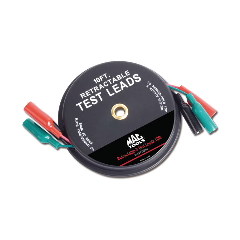 3-PC. Retractable Test Lead Set 10' - ET95910 | Mac Tools