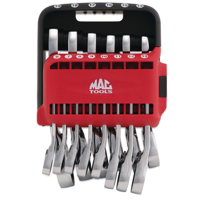 14-PC. Metric Stubby Reversible Ratcheting Wrench Set - 12-PT ...
