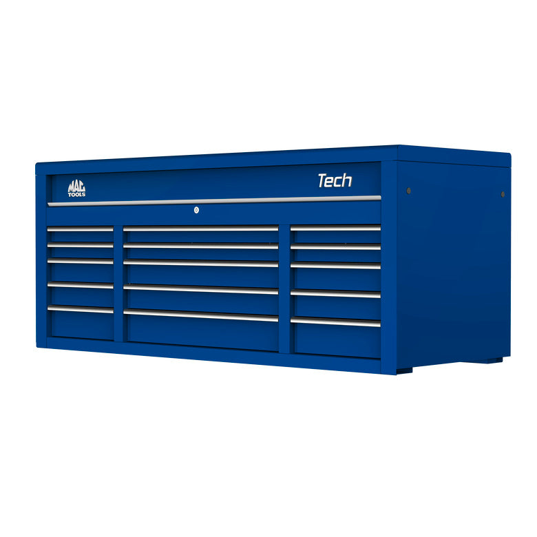 Tech™ Series 15-Drawer Top Chest - Sapphire Blue - T6725TC-BL | Mac Tools
